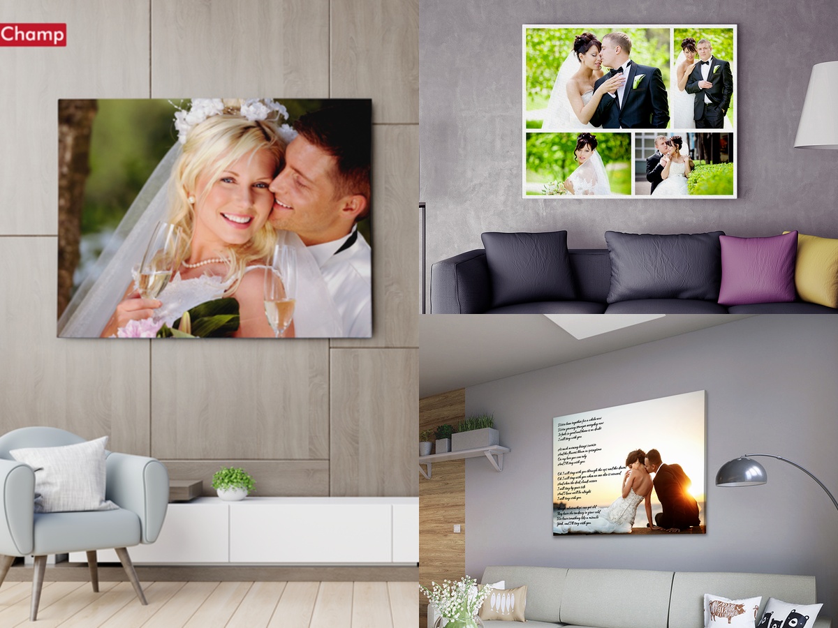 Three Great Wedding Canvas Ideas | CanvasChamp