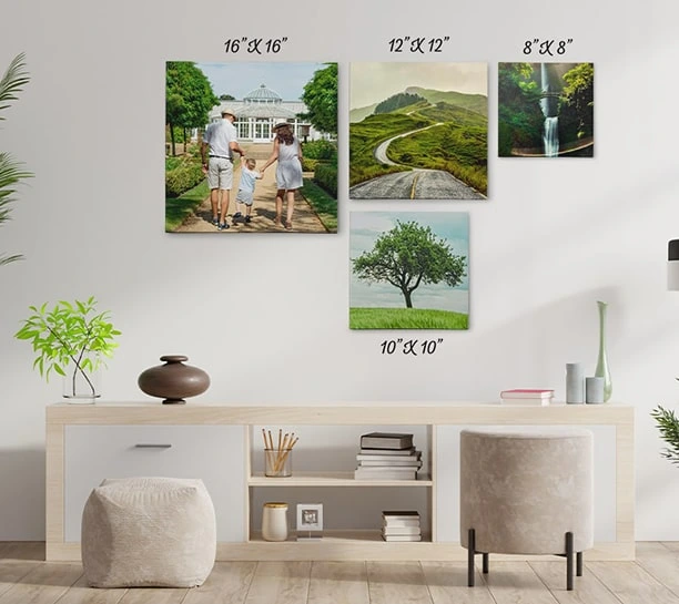 Canvas Sizes on Wall: Visual Guide for Perfect Placement | CanvasChamp